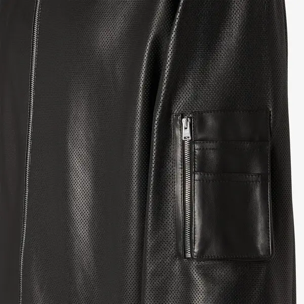 Fendi Micro-perforated Nappa Leather Blouson