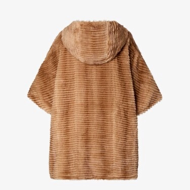 Fendi Mink Featherlike Poncho