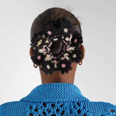 Fendi Crocheted Hair Elastic