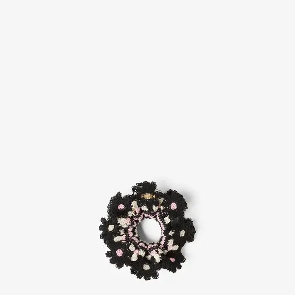 Fendi Crocheted Hair Elastic - Black