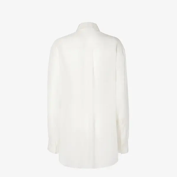 Fendi Ajour Silk Organza Shirt