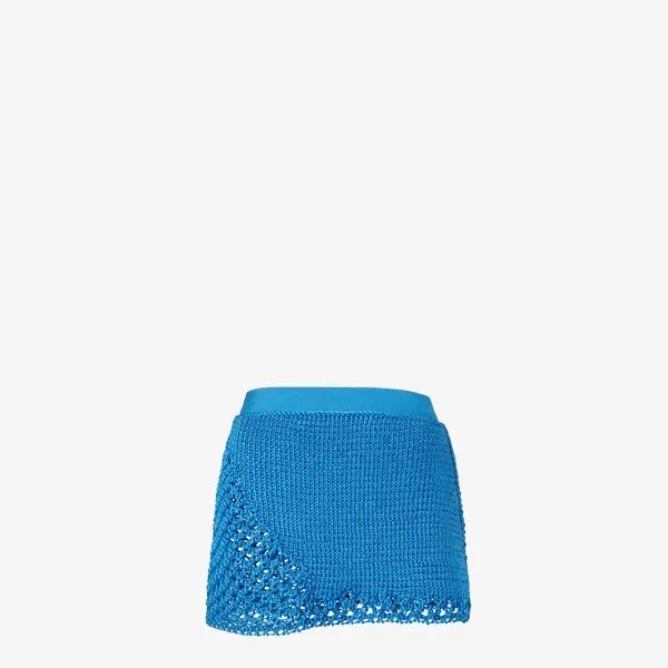 Fendi Macramé Knit Mini Skirt