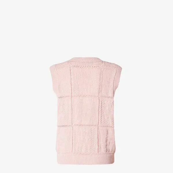 Fendi Crochet Knit Gilet