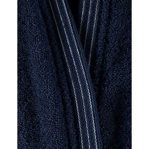 BOSS Edge Brand-embroidered Cotton Bathrobe
