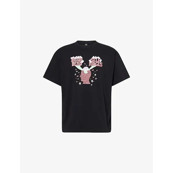 BRAIN DEAD Self Ridges Exclusive Cotton-jersey T-shirt