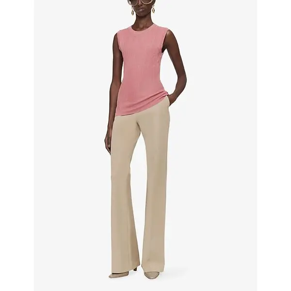 JOSEPH Calife Ribbed Top - Blush