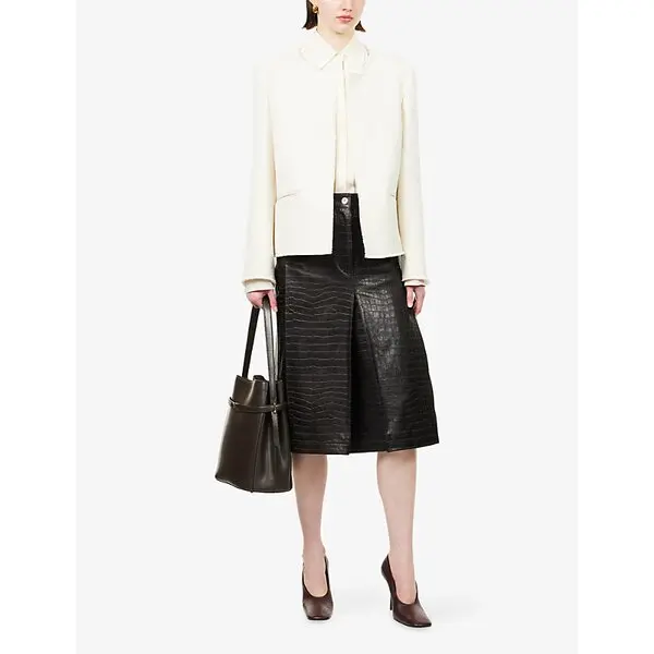 TOTEME Open-front Boucle Blazer