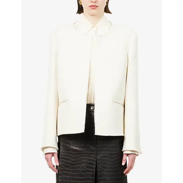 TOTEME Open-front Boucle Blazer