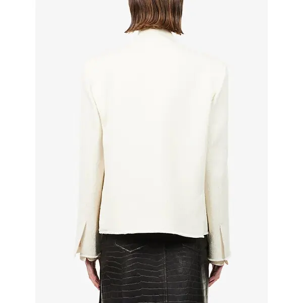 TOTEME Open-front Boucle Blazer