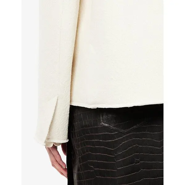 TOTEME Open-front Boucle Blazer