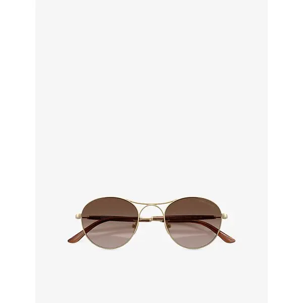 Giorgio Armani Ar6177 Round-frame Sunglasses