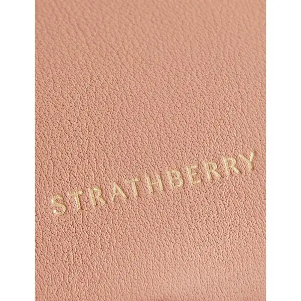 Strathberry Nano Leather Tote Bag - Rose