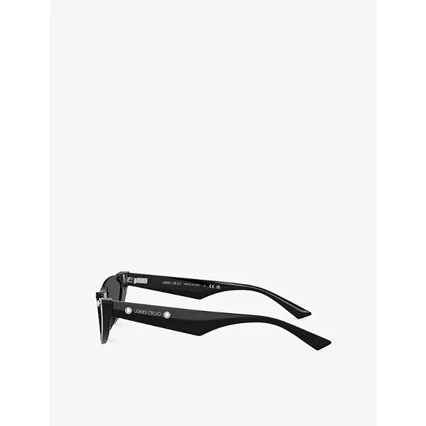 JIMMY CHOO Cat-eye Sunglasses - Black