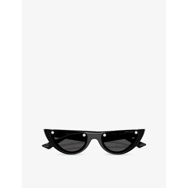 JIMMY CHOO Cat-eye Sunglasses - Black