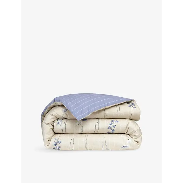 BOSS Azure Mist Cotton Duvet Cover - Multicoloured