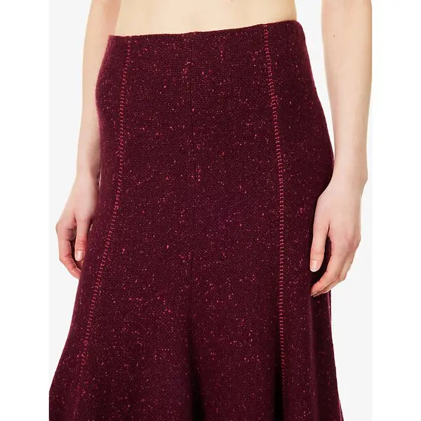 Gabriela Hearst Amy Wool And Cashmere-blend Skirt