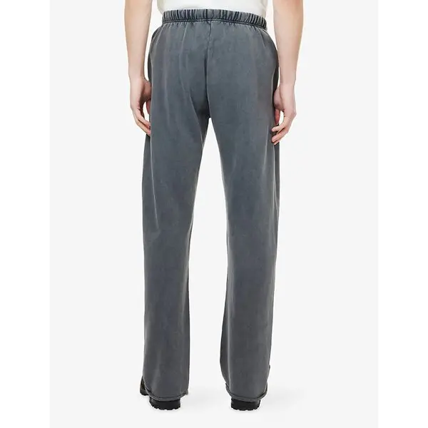 DUKE + DEXTER Ny Paint-splatter Cotton-jersey Jogging Bottoms