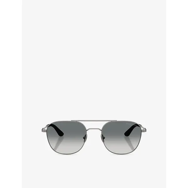 Giorgio Armani Ar6178 Pillow-frame Sunglasses - Grey