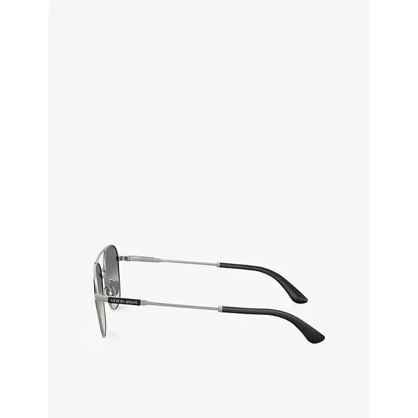 Giorgio Armani Ar6178 Pillow-frame Sunglasses - Grey