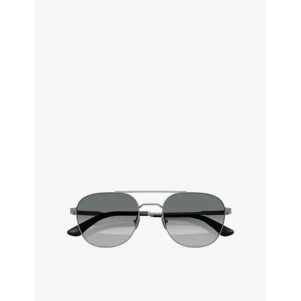 Giorgio Armani Ar6178 Pillow-frame Sunglasses - Grey