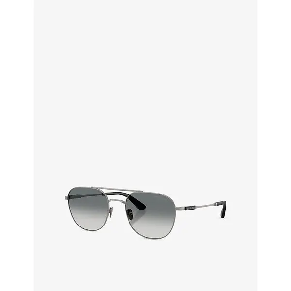 Giorgio Armani Ar6178 Pillow-frame Sunglasses - Grey