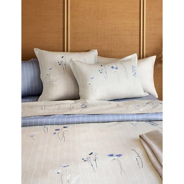 BOSS Azure Mist Cotton-sateen Pillowcase