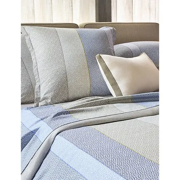 BOSS Alvorada Striped Cotton Pillowcase 50cm X 75cm - Multicoloured