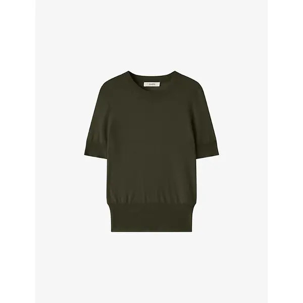 JOSEPH Cashair Round-neck Cashmere Top