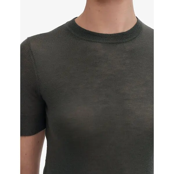 JOSEPH Cashair Round-neck Cashmere Top