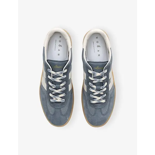 Hogan Suede Trainers - Mid Blue