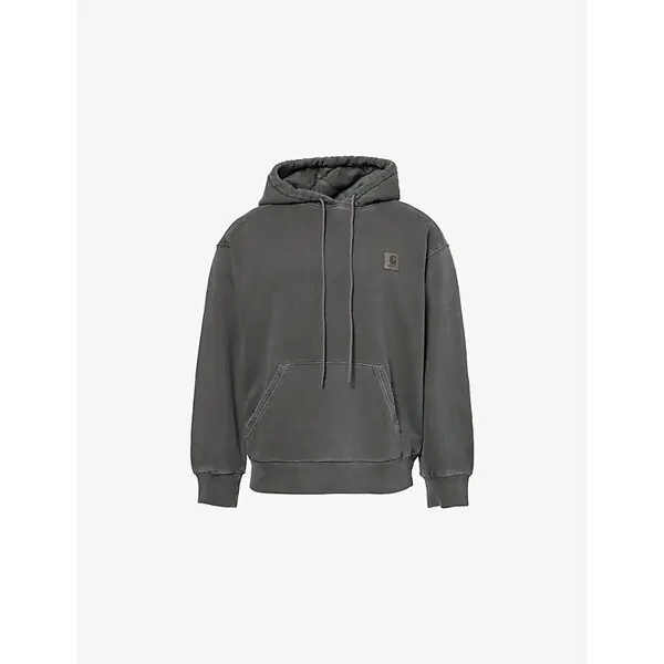 Carhartt Work In Progress Nelson Hooded Cotton-jersey Sweatshirt - Black