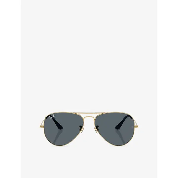 Ray-ban Aviator Metal Sunglasses - Gold