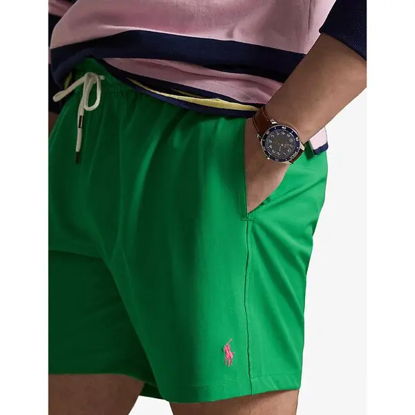 Polo Ralph Lauren Traveller Embroidered Swimming Trunks - Stem