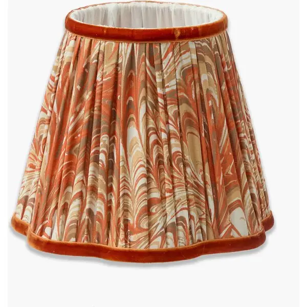 MRS. ALICE Marbled Lampshade - Orange