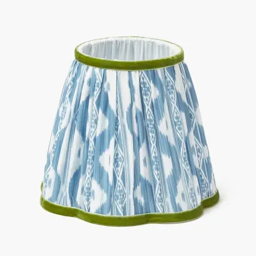 MRS. ALICE Ikat Lampshade - Blue