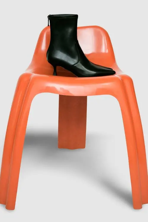 MI/MAI Louise Pointed Toe Low Heel Ankle Boot