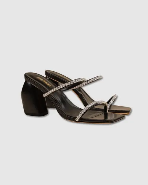MI/MAI Tilda Crystal High Mule Sandal