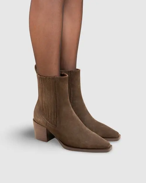 MI/MAI Jane Ii Suede Ankle Boots