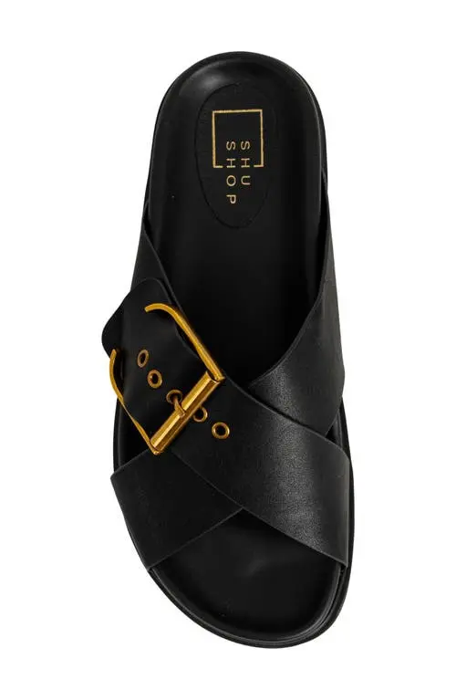 SHU SHOP Barb Slide Sandal - Black