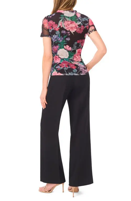 Ted Baker London Floral Mesh T-shirt