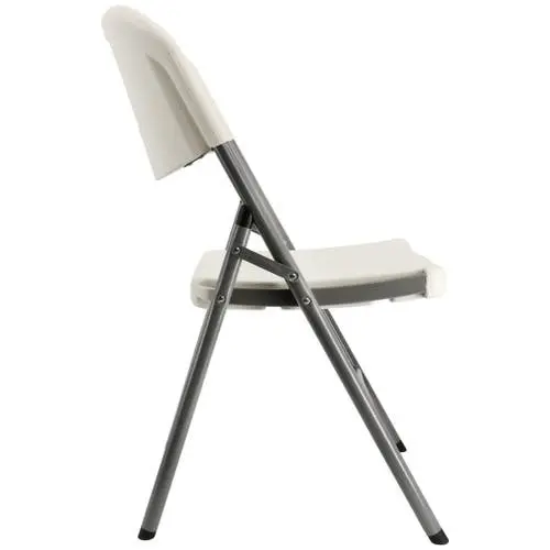 ELAMA 4 Piece Stackable Folding Chair Set For Indoor And Outdoor