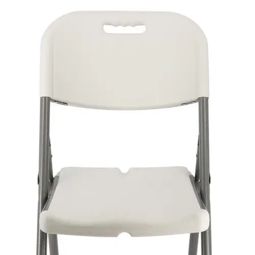 ELAMA 4 Piece Stackable Folding Chair Set For Indoor And Outdoor