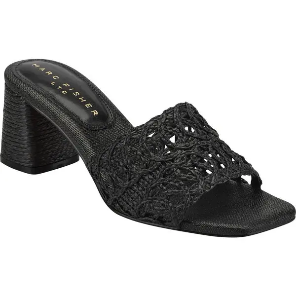 Marc Fisher Follie Slide Sandal - Blk01