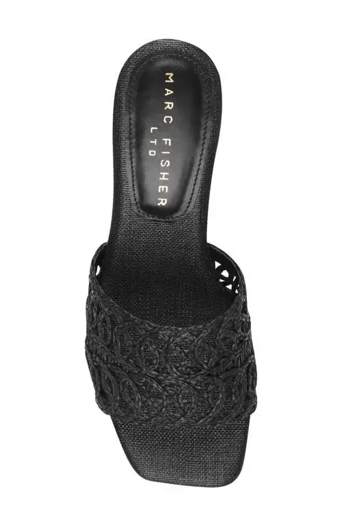 Marc Fisher Follie Slide Sandal - Blk01