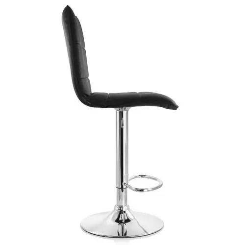 ELAMA 2 Piece Vintage Faux Leather Adjustable Bar Stool