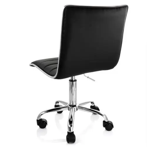 ELAMA Faux Leather Adjustable Rolling Office Chair