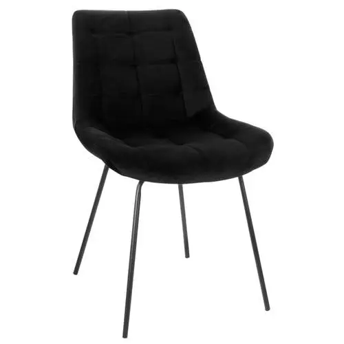 ELAMA 2 Piece Tufted Chair With Metal Legs