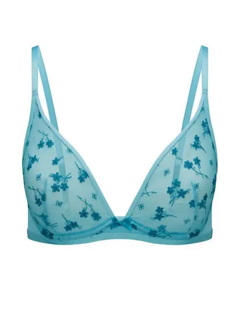 ADORE ME Clementin Unlined Plunge Bra - Medium Blue