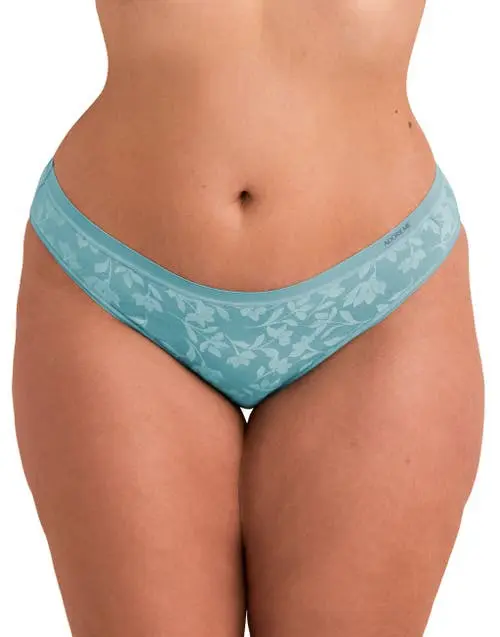 ADORE ME Everly Bikini Panties - Floral Blue