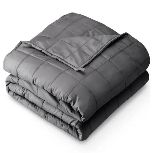 BARE HOME Cotton Weighted Blanket - Grey